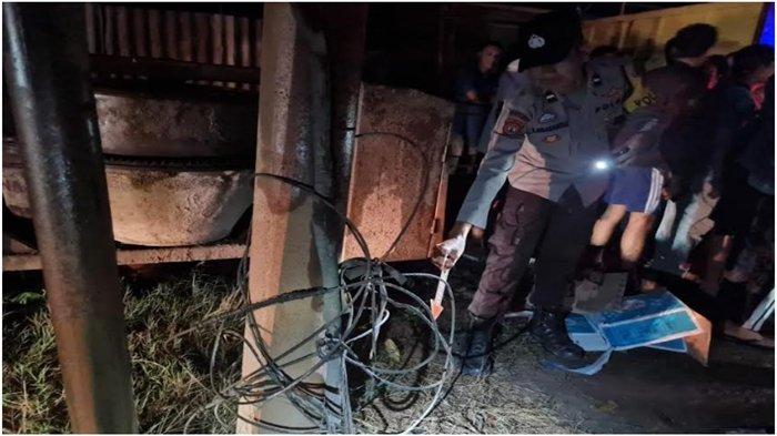 Pengendara Motor di Muara Enim Tewas Tersengat Listrik, Leher Korban ...