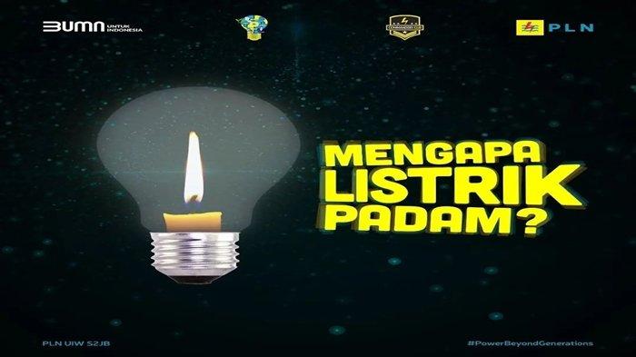 Mengapa Listrik Padam. Ini Penjelasannya - Tribunsumsel.com