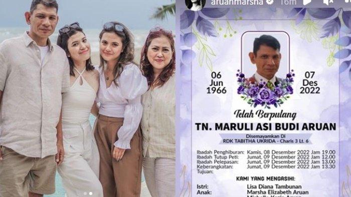 Penyebab Budi Maruli Ayah Marsha Aruan Meninggal Dunia, Sempat Keluhkan ...