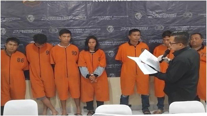 7 Perampok Sadis Beraksi di 3 Lokasi Dibekuk Jatanras Polda Sumsel ...