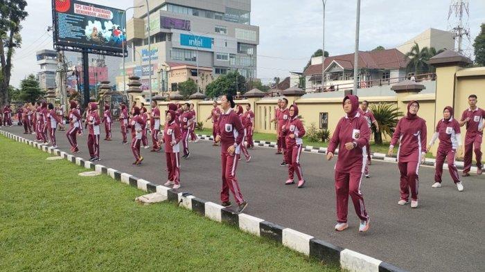 Polda Sumsel Rutin Gelar Olahraga Bersama untuk Menjaga Kesehatan ...