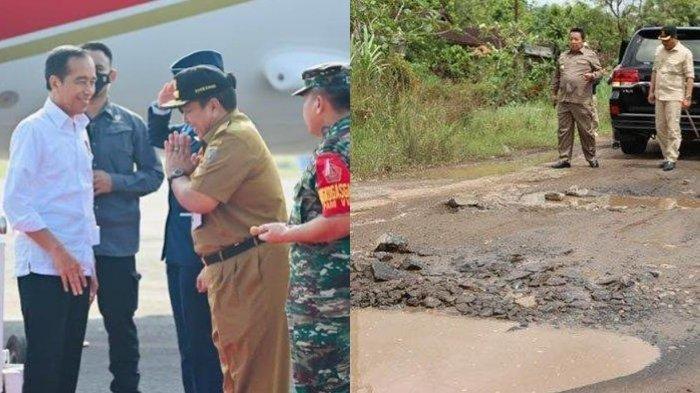 Presiden Jokowi Perintahkan Kementerian PUPR Ambil Alih Jalan Rusak di Lampung, Segera ...