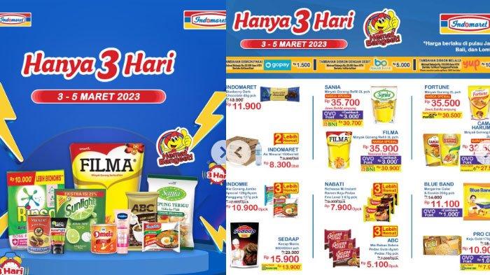 Promo JSM Indomaret 3-5 Maret 2023, Lengkap Ada Kebutuhan Rumah Tangga Hemay dan Diskon Gopay ...