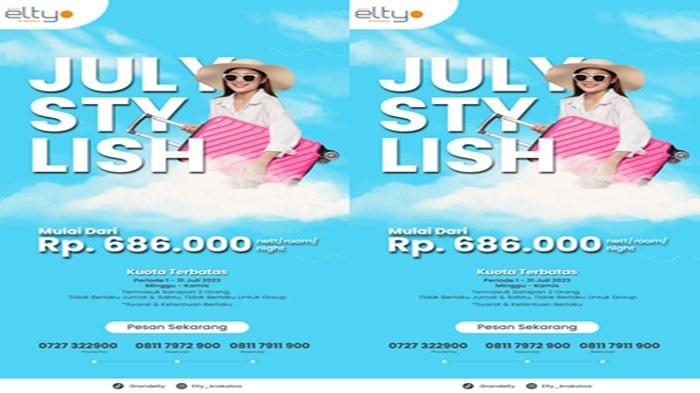 Grand Elty Krakatoa Hotel and Resort Hadirkan Promo July Stylish, Harga ...