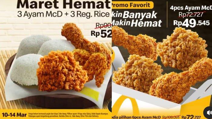 Promo McDonalds Hari Ini 10 Maret 2023, Ada Paket Hemat Akhir Pekan 3 Nasi+3 Ayam Hanya Rp 50 ...