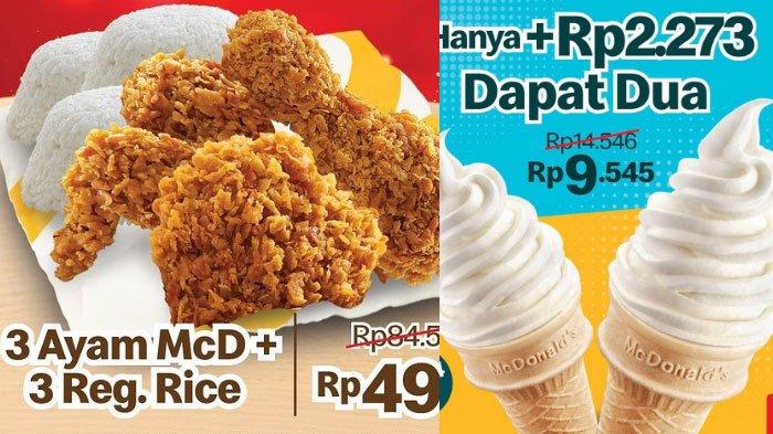Promo McDonalds Hari ini 16 Februari 2023, Ada Paket Ayam Krispy dan Ayam Spicy Serta Dessert ...