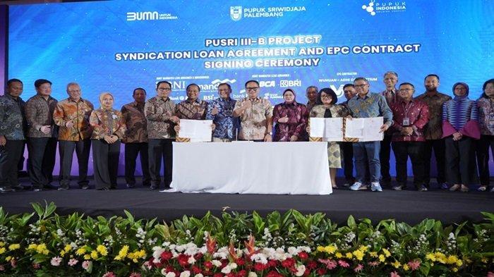 Pusri IIIB Siap Dibangun, Pusri Jalin Kerjasama Perjanjian Kredit ...