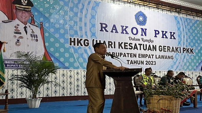 Pj Bupati Empat Lawang Buka Rakon Hari Kesatuan Gerak PKK, Ini Pesannya untuk Para IRT ...