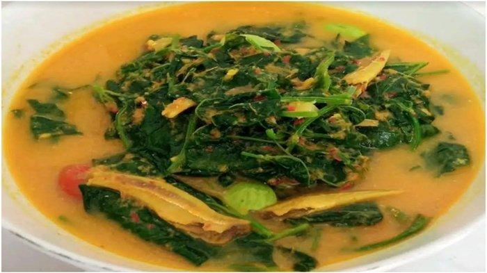 Resep Sayur Kambas Makanan Khas Lintang Empat Lawang, Dimasak Santan ...