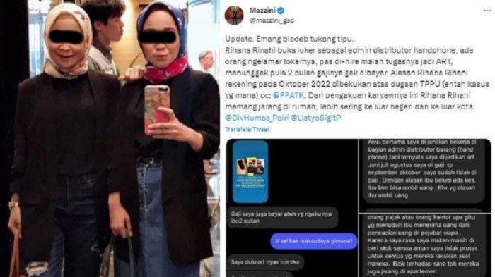 Rihana Rihani Tipu Pegawai, Imingkan Jadi Admin Distributor Malah Jadi ...