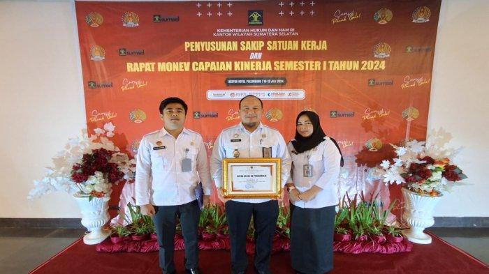 Rutan Prabumulih Raih Penghargaan Terbaik ke 3 Publikasi dan Berita Infografis Melalui Medsos ...