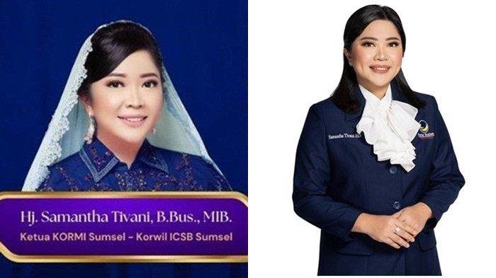 Samantha Tivani Putri Kedua Mantan Gubernur Sumsel Herman Deru Unggul Sementara Caleg DPR RI ...