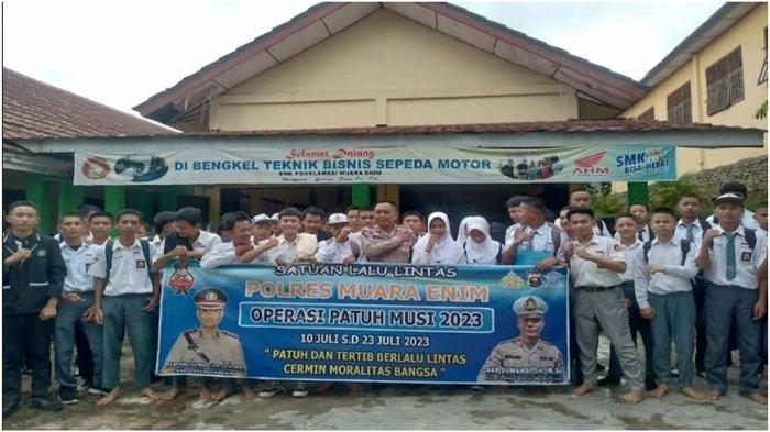 Operasi Patuh Musi 2023, Satlantas Muara Enim Sambangi Sekolah Beri ...