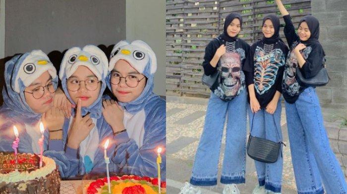 Segini Tarif Endorse Kembar 3 Dita, Dini dan Dina Terima Beasiswa KIP Kuliah, Digaji Rp 20 Juta ...