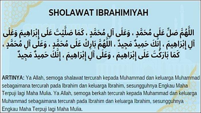Sholawat Ibrahimiyah Untuk Rezeki, Bacaan Lengkapnya, Berikut Cara ...
