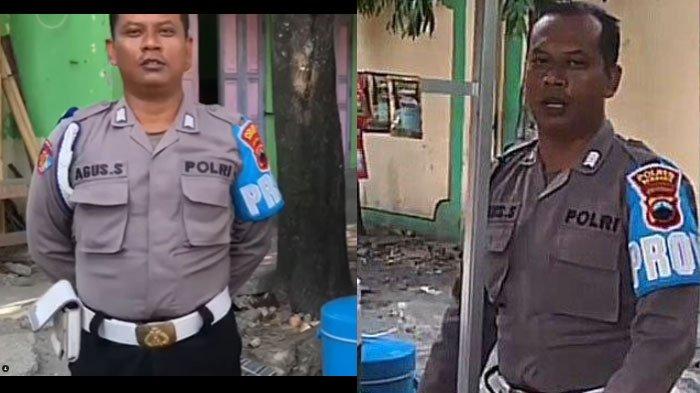 Sosok Bripka Agus Polisi Viral Nyambi Jualan Es Teh Cup Jumbo, Tak Malu ...