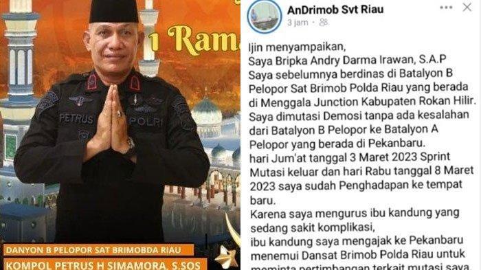 Sosok Kompol Petrus H Simamora Dicopot Buntut Viral Curhatan Bripka ...