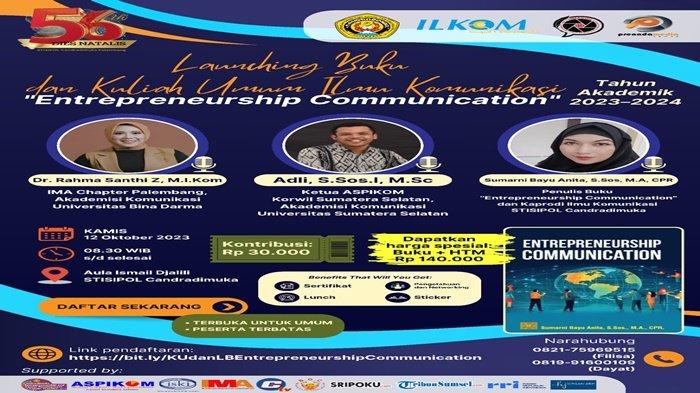 Stisipol Candradimuka Palembang Launching Buku Kewirausahaan dan Kuliah ...