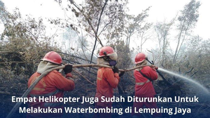 Sudah 5 Hari Karhutla di Lempuing Jaya OKI Belum Padam dan Terus Meluas, 21,6 Haktare Lahan ...