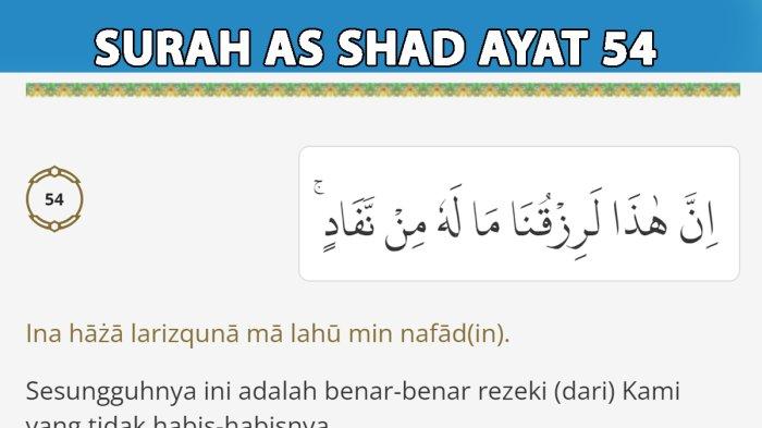 Surah As Shad Ayat 54 Amalan Nisfu Syaban Bacaan Arab, Latin dan Artinya - Halaman 3 ...