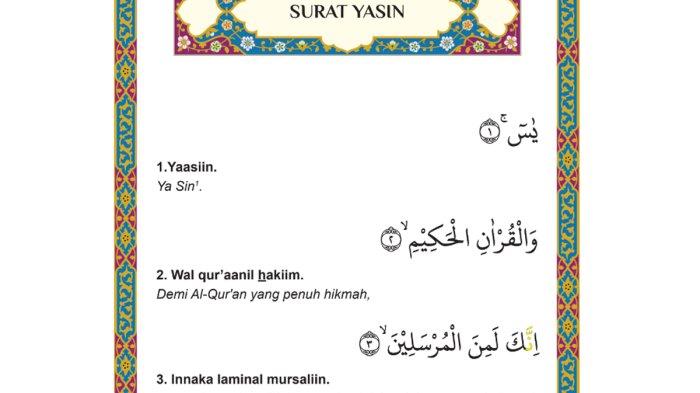 Surat Yasin Full Latin dan Artinya, Lengkap 83 Ayat Mudah Dibaca Lewat ...