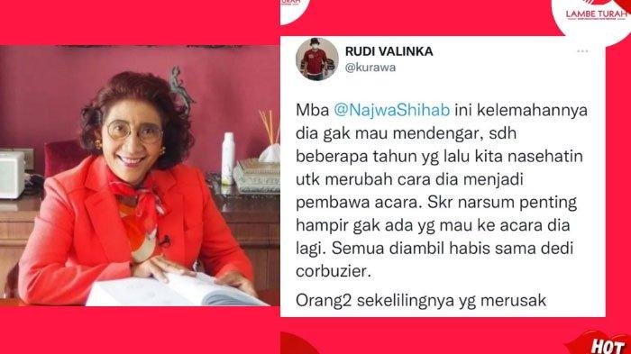 Susi Pudjiastuti Bela Najwa Shihab dari Cibiran Rudi Valinka: Anda Itu ...
