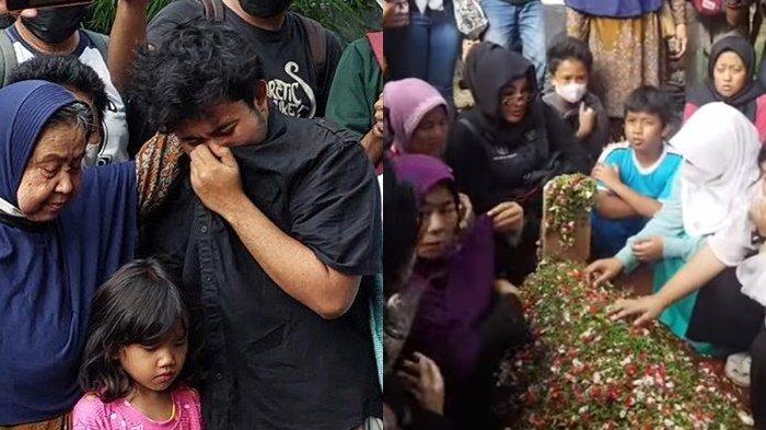Refo Anak Ki Joko Bodo Menangis Lantunkan Azan di Pemakaman Sang Ayah, Pelayat : Kuat Mas ...