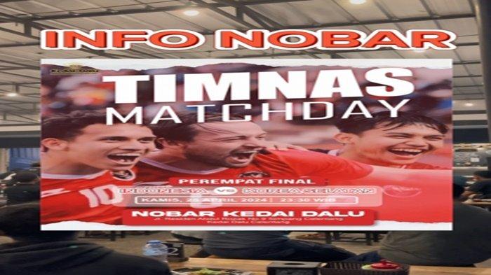 4 Tempat Nobar Indonesia U23 VS Korea Selatan U23 Kota Palembang, 8 ...