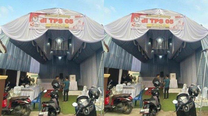 Viral Dekorasi TPS Unik di Cibinong Bogor Bak Pesta Pernikahan ...