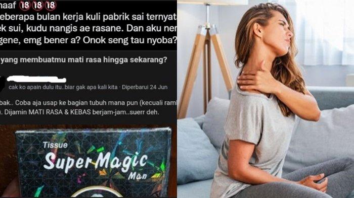 Tisu Magic Disebut Bisa Meredakan Pegal pada Tubuh, Dokter Beri ...