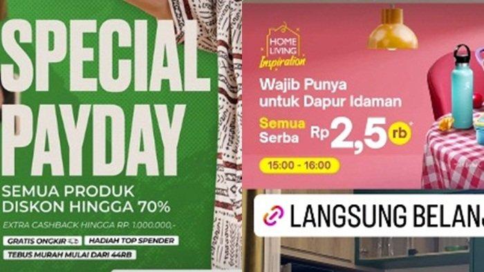 Promo Tokopedia Hari Ini 25 Mei 2023 Diskon Semua Produk 70 Persen ...
