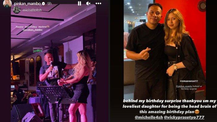 Vicky Prasetyo Beri Surprise ke Pinkan Mambo Ulang Tahun, Sosok Artis G adalah Sang Gladiator ...