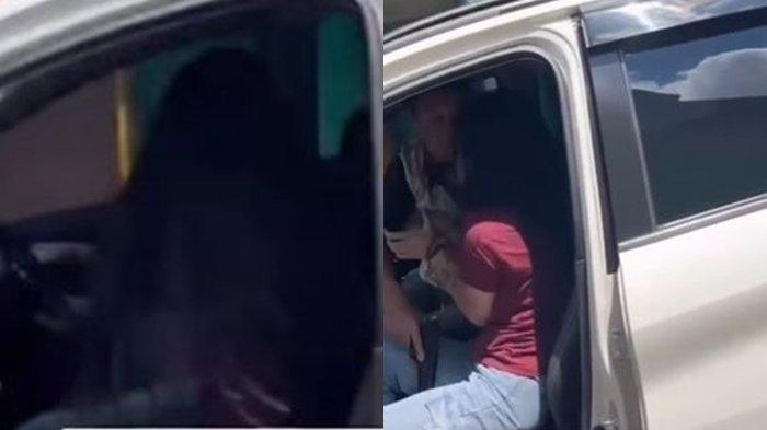 Viral Wanita Di Palembang Dianiaya Oknum Polisi Di Mobil Sempat Ancam Warga Dengan Senjata Api
