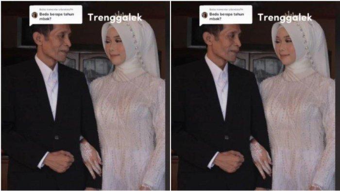Dikira Ayah dan Anak, Viral Pernikahan Beda Usia Si Wanita Berusia 24 Tahun, Suami 52 Tahun ...