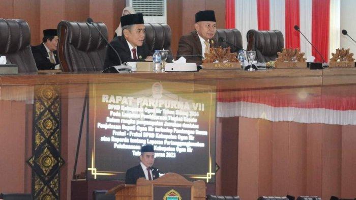 Wabup Ardani Hadiri Rapat Paripurna VII DPRD Ogan Ilir, Bahas Pertanggungjawaban APBD 2023 ...
