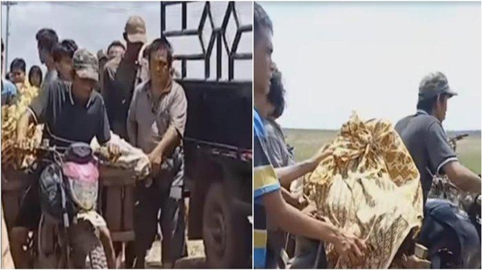 Viral Warga Bawa Jenazah Pakai Keruntung Naik Motor, Korban Pembunuhan ...