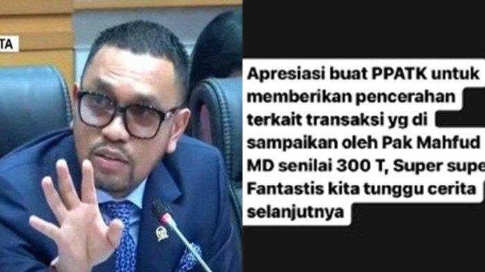 Mahfud MD Ungkap Transaksi Janggal Rp300 T di Kemenkeu, Ahmad Sahroni Tunggu Cerita Selanjutnya ...