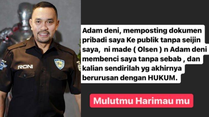 Unggah Pembelian Dokumen Sepeda Milik Sultan Priok Sahroni, Antar Adam ...