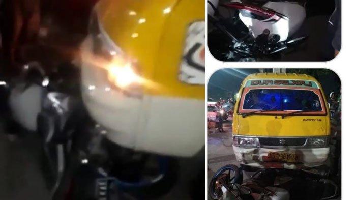 Angkot Kertapati Tabrak 4 Pengendara Motor di Jembatan Ampera, Terseret ...