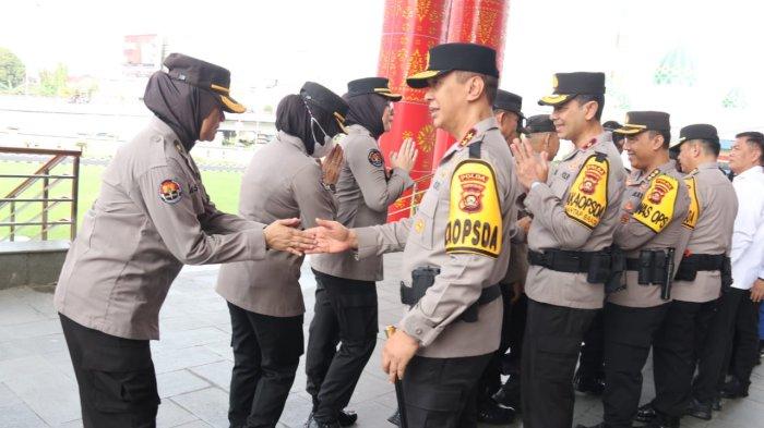 Kapolda Sumsel Hadiri Apel Pagi dan Halal Bihalal Bersama Personil - Tribunsumsel.com