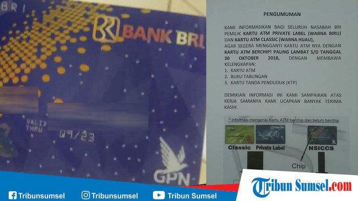 ATM BRI Warna Hijau dan Biru Harus Diganti jika Tak Mau Diblokir, Ini ...