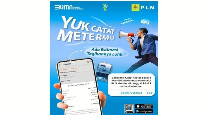 Mulai 24-27 Mei 2021, Bisa Baca Meter Mandiri melalui Aplikasi New PLN Mobile - Tribunsumsel.com