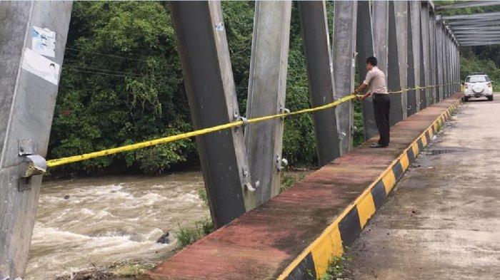 Besi Pengaman Jembatan Selangis Gumay-Lahat dan Marka Jalan Dicuri ...