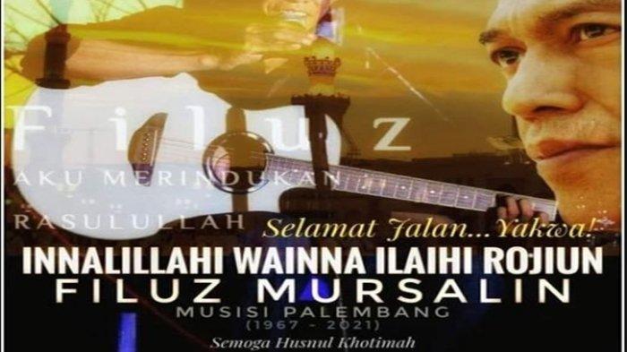 Musisi Palembang, Filus Mursalin Meninggal Dunia, Dikenal Sebagai Sosol Idealis Dalam Berkarya ...