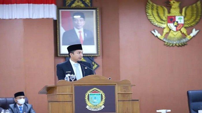 Bupati OI Panca Akbar Sampaikan Nota Penjelasan Tentang LKPJ Tahun Anggaran 2021 - Tribunsumsel.com