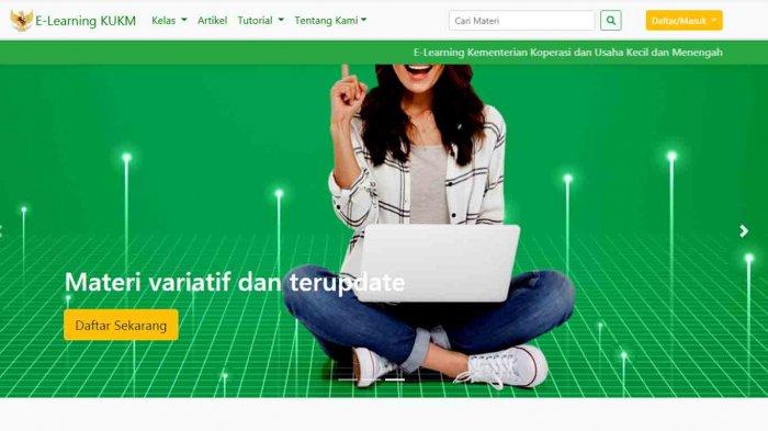 Cara Registrasi Pelatihan e-Learning Gratis Untuk Koperasi dan UMKM - Halaman all - Tribunsumsel.com