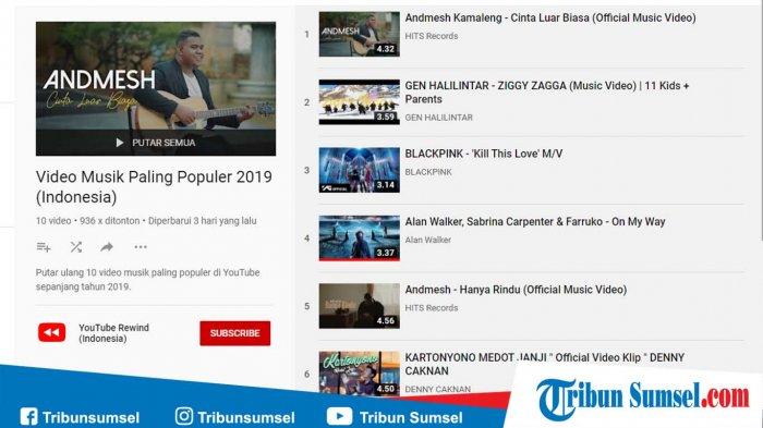 Download 10 Lagu Paling Populer di Indonesia Sepanjang Tahun 2019 ...