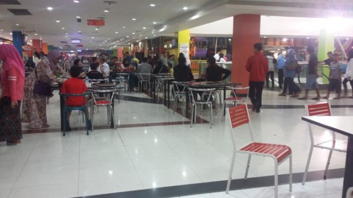 Food Court PTC Mal Ramai Pengunjung Saat Libur Idul Adha - Tribunsumsel.com