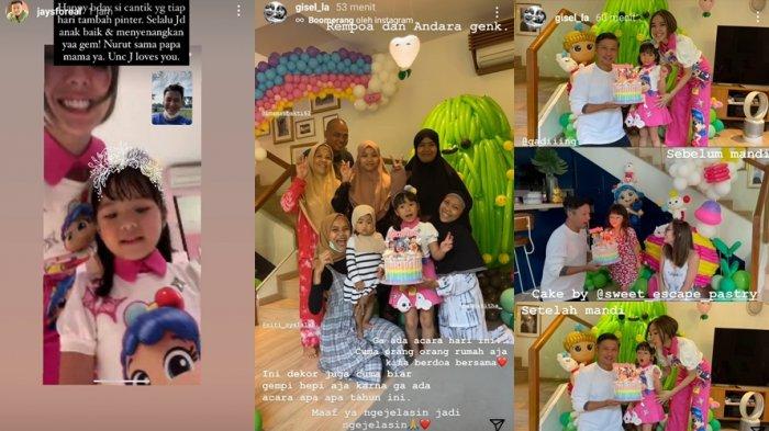 Gempi Rayakan Ulang Tahun ke-6, Gisel dan Gading Kompak Lakukan Ini, Wijin Happy Bday Cantik ...