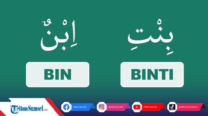 Arti Bin dan Binti, Kata yang Dicantumkan pada Nama Anak, Berikut ...
